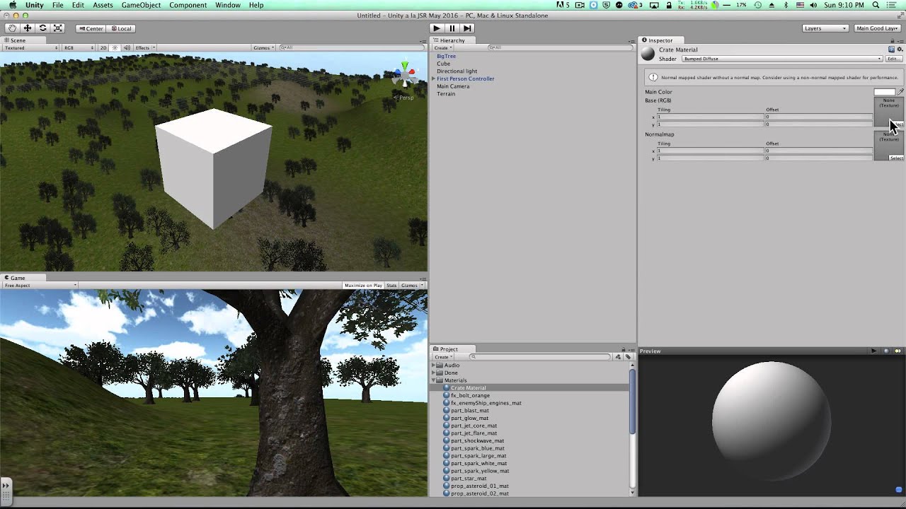Unity FPS Shooter 4 - Materials -- For Unity 5 - YouTube
