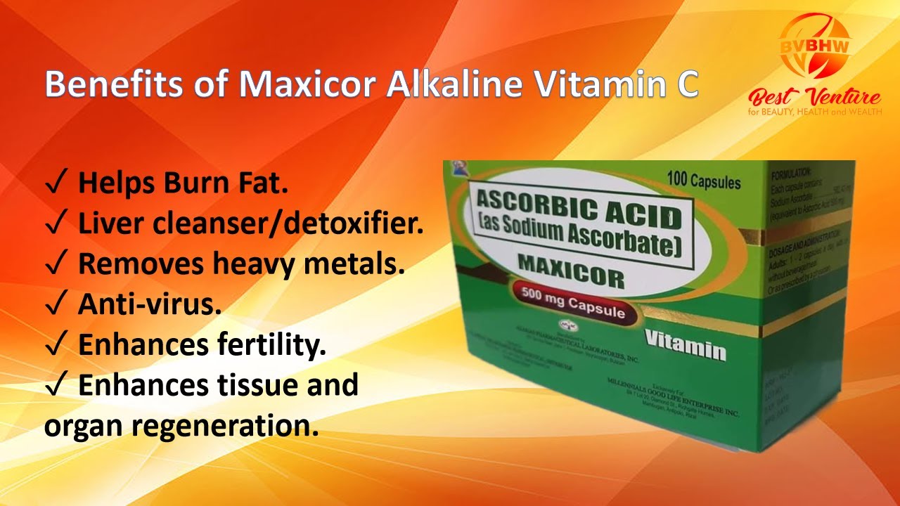 Maxicor Vitamin C (Sodium Ascorbate) - YouTube