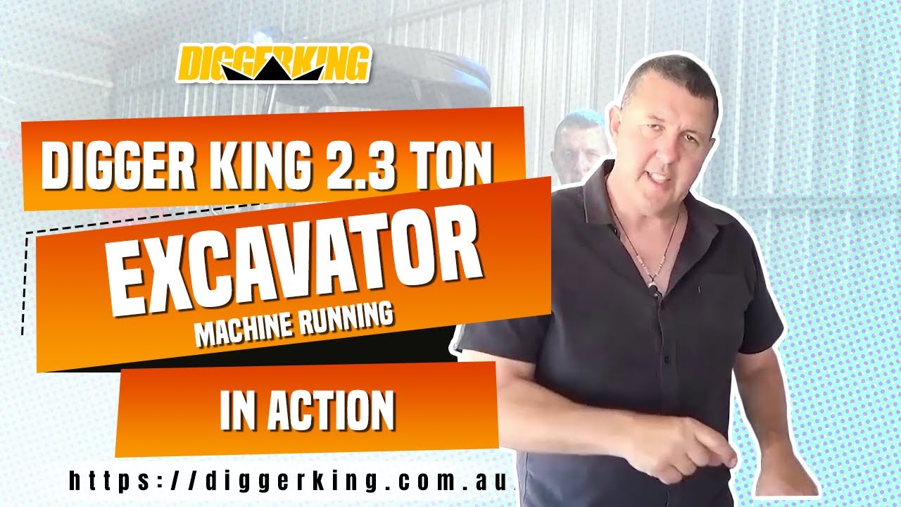 Digger King 2.3 Ton Mini Excavator - Running - YouTube