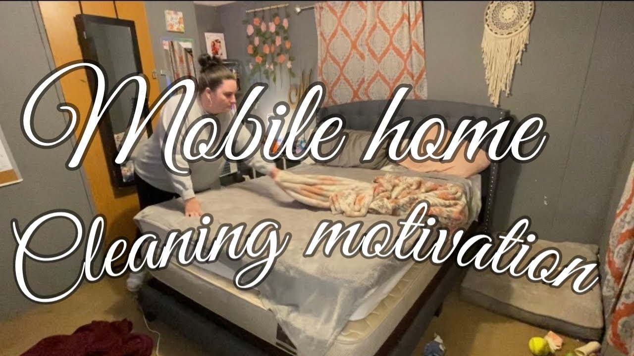 Single wide mobile home cleaning motivation | clean with me - YouTube