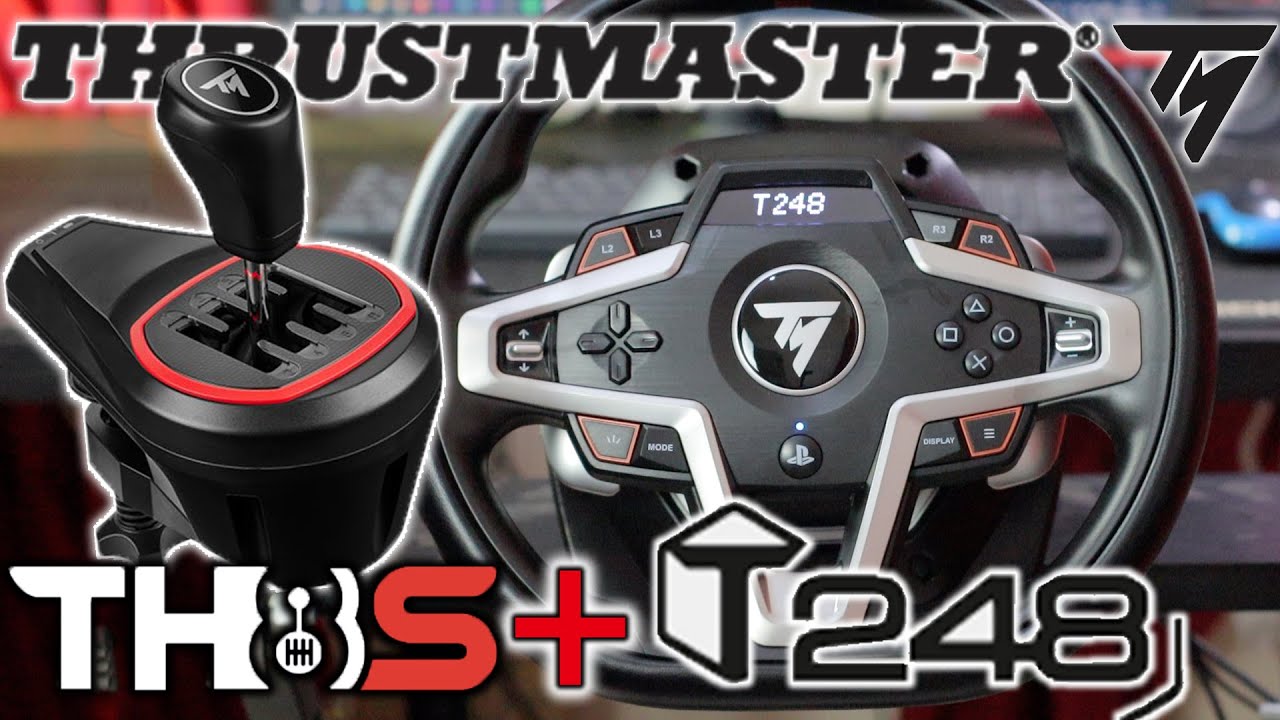 Volante T248 + Cambio TH8S - Unboxing THRUSTMASTER - YouTube