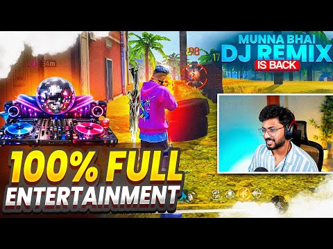 DJ Munna Bhai Is Back..!!  (New Mashup...!!) 😂 - Free Fire Telugu - MBG ARMY