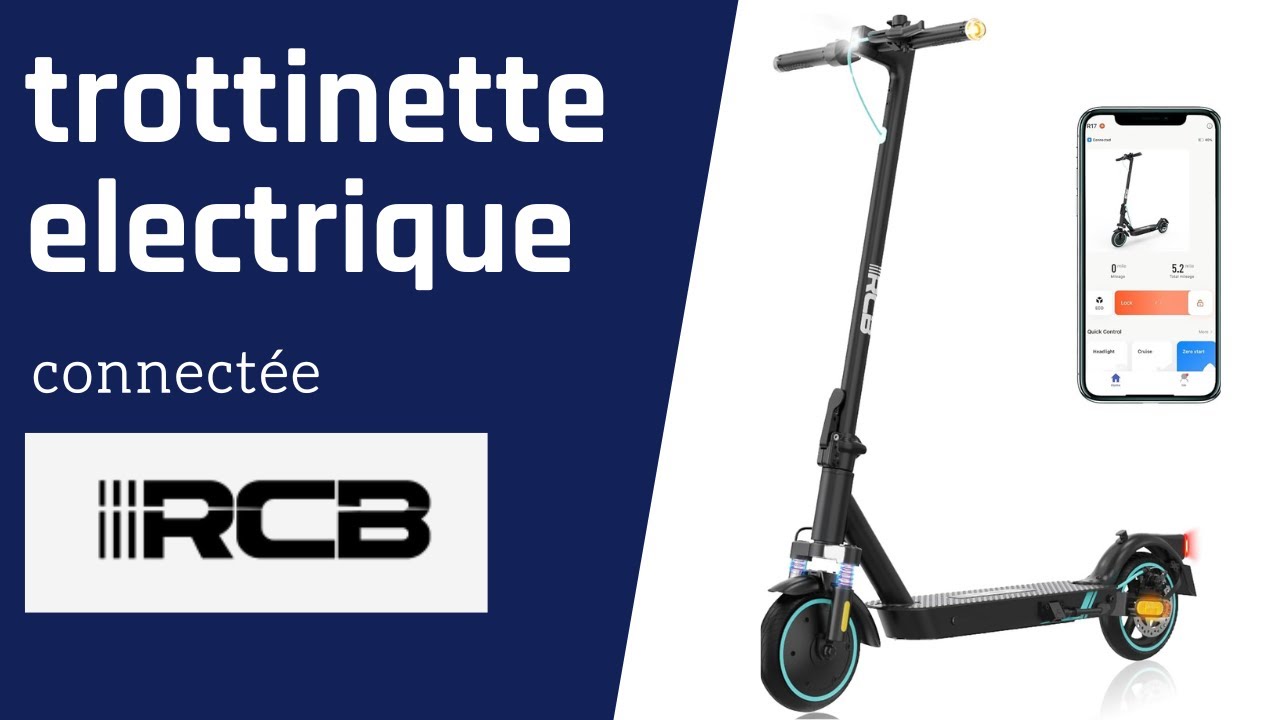 RCB R17, une trottinette électrique ultra sécurisante - YouTube