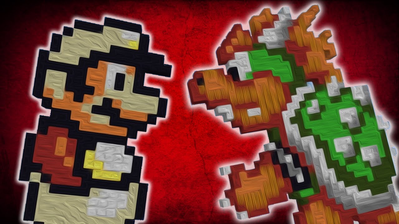 Minecraft - MARIO LEVEL! (15 Seconds - Mini-Game) - YouTube