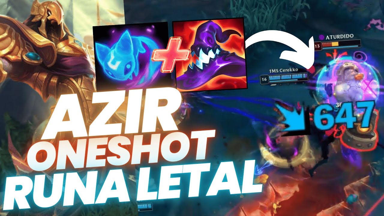 Este combo de Azir es ILEGAL y nadie lo usa | Top Damage DOMINANDO ...
