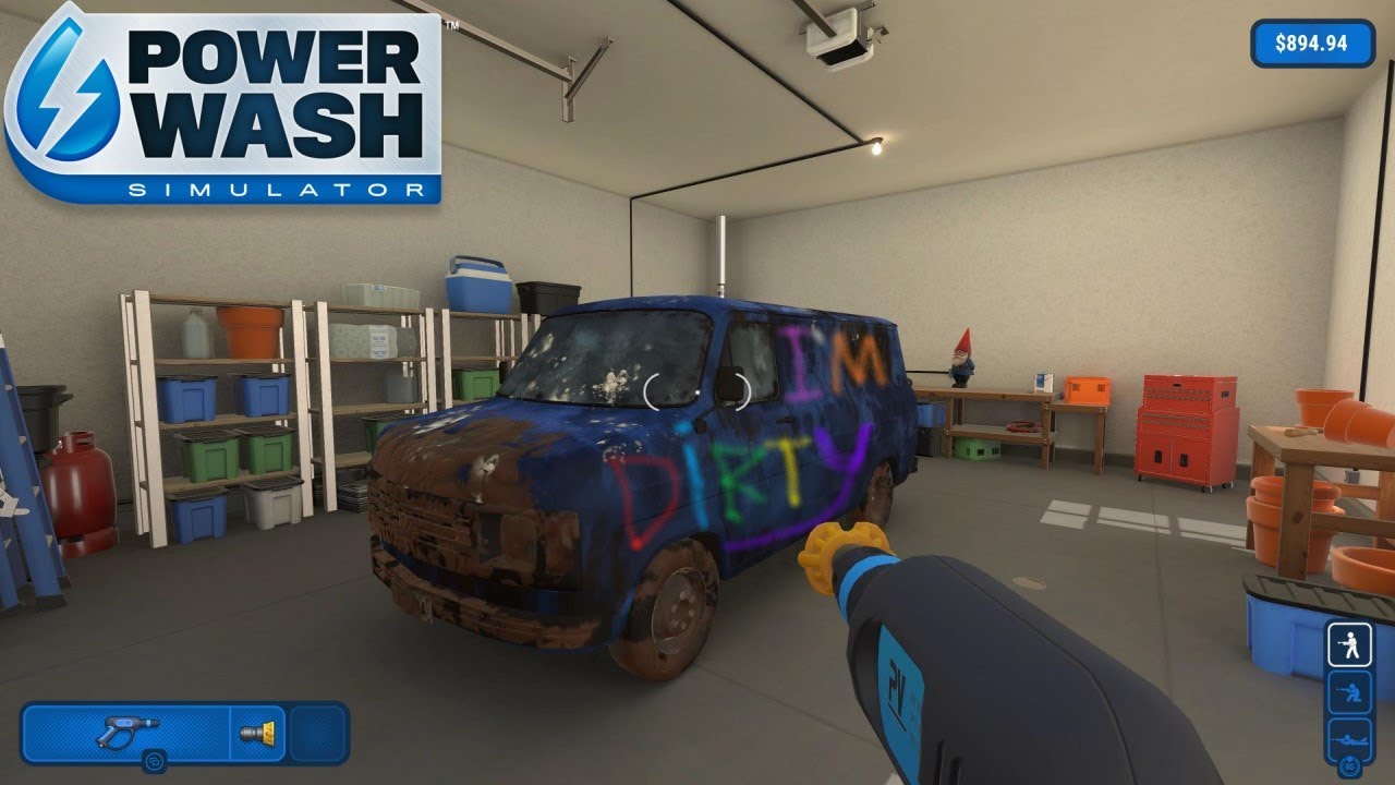 Power Wash Simulator-Dirty, Dirty Van Washing ASMR - YouTube