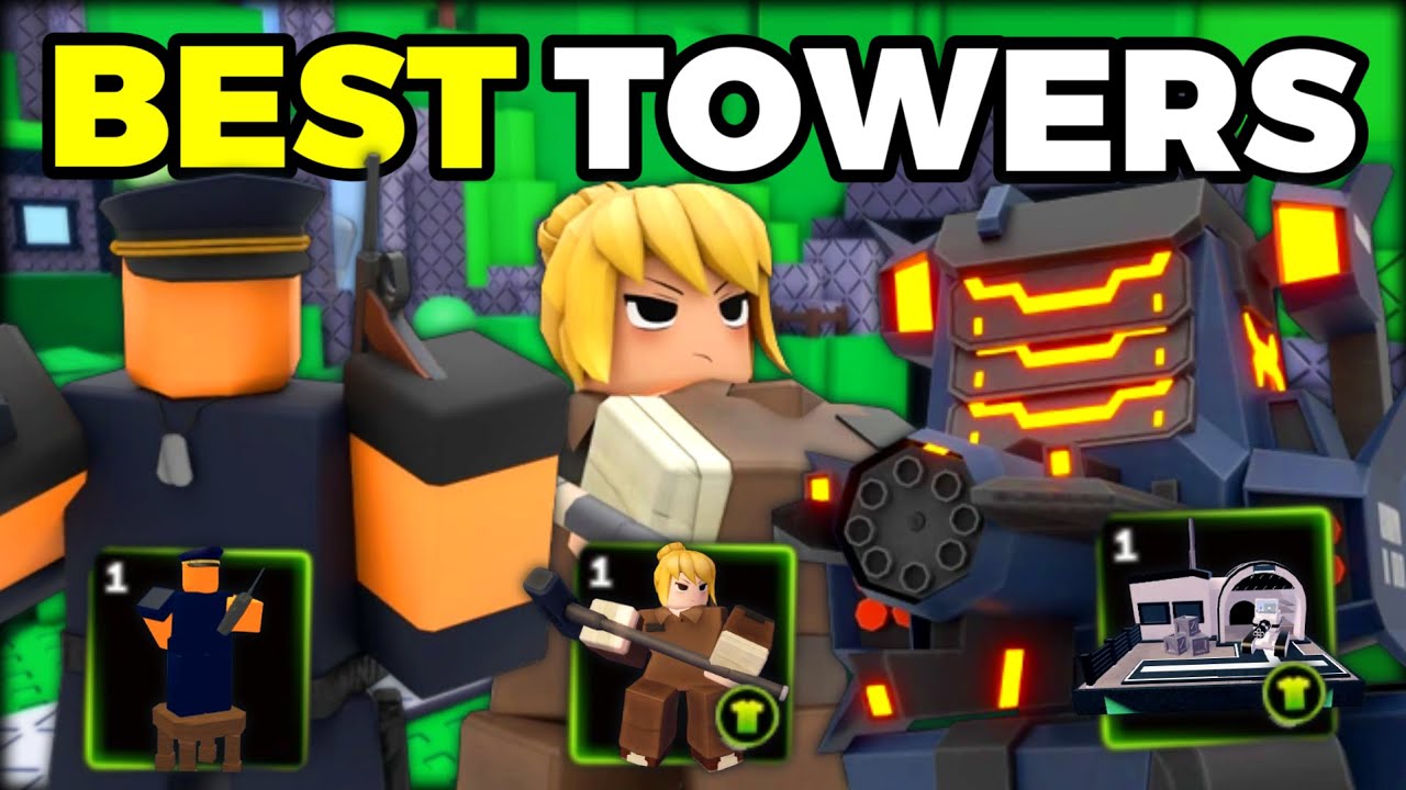 Ranking The Towers YOU Should Be Using In TDX! | Zed + Commander Update ...
