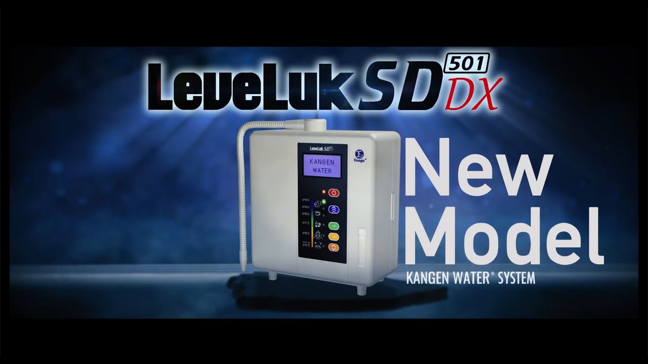 LeveLuk SD501DX - New Kangen Water Machine - YouTube