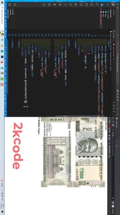 3d money 🤑 HTML CSS javascript code #viral #shortvideo #short #shorts #java #viral - YouTube