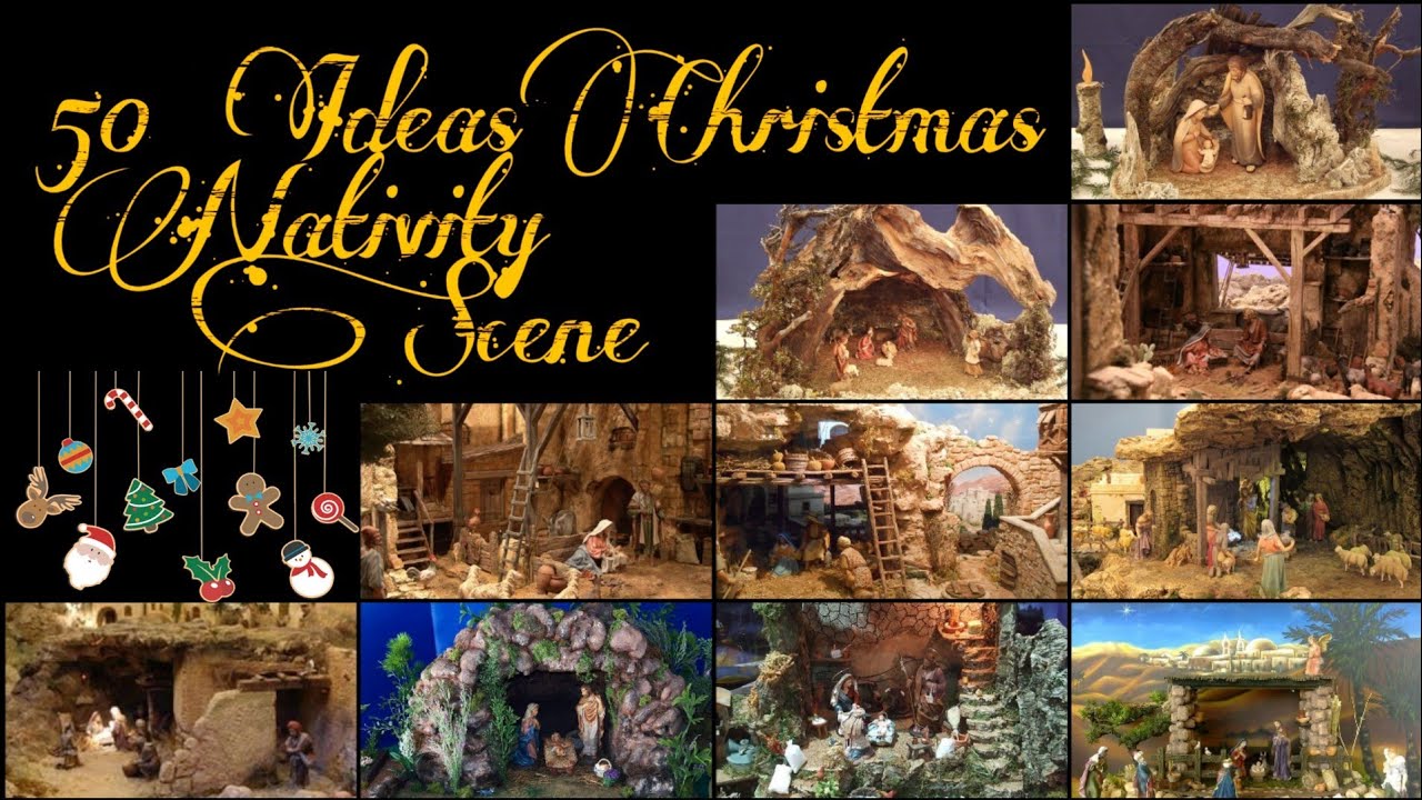 Christmas Nativity Scene Ideas / Nativity Stable Plan / Gua Natal ...