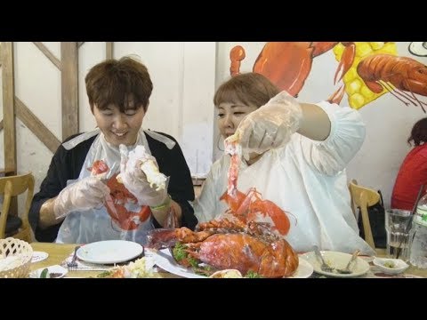 Yang soo bin) 랍스터&킹크랩 48만원 실화?.. SOOBIN X WOOSSI MUKBANG