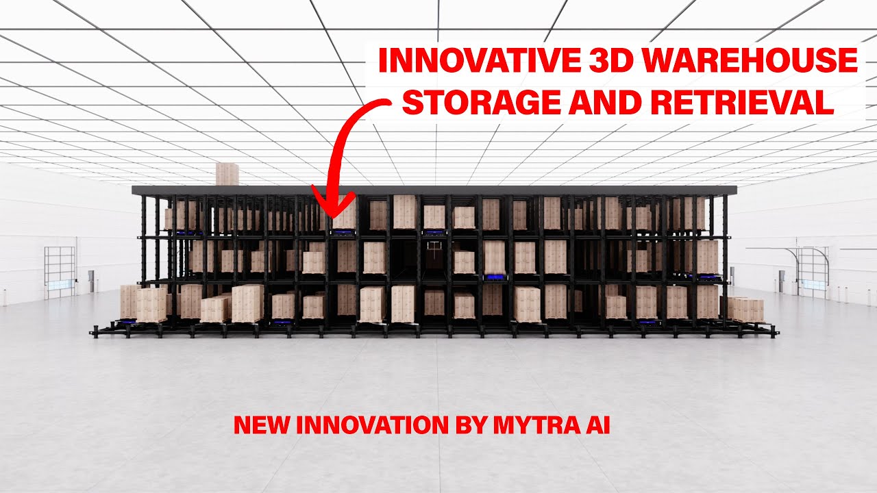 Introducing new 3D ASRS warehousing automation by Mytra - YouTube