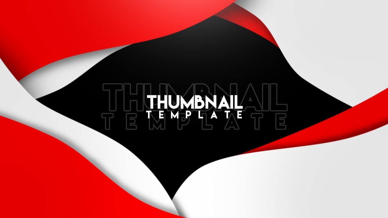Free Minimalistic Youtube Thumbnail Template[Less Than 3mb!!] - YouTube