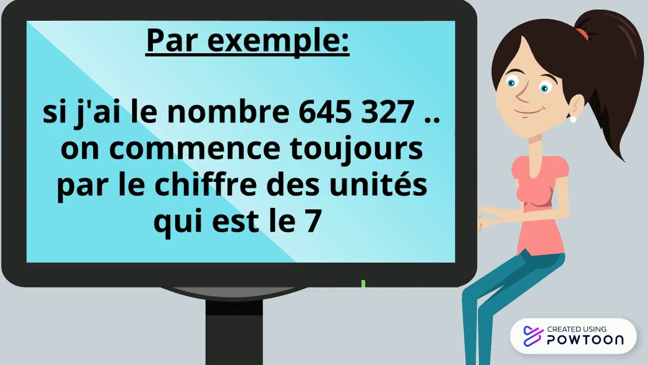 Les grands nombres - Position des chiffres - YouTube