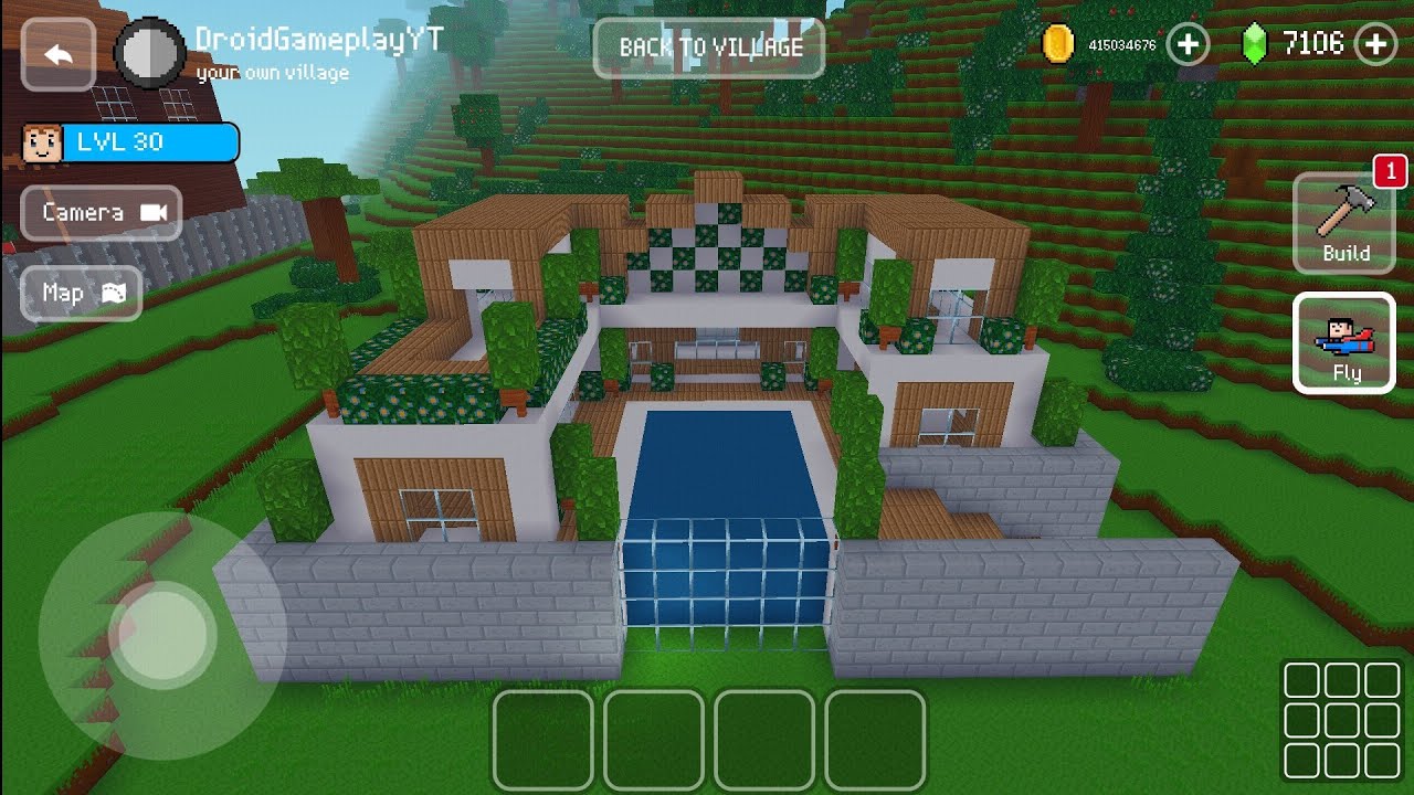 Modern House Block Craft 3d Building Game Youtube
