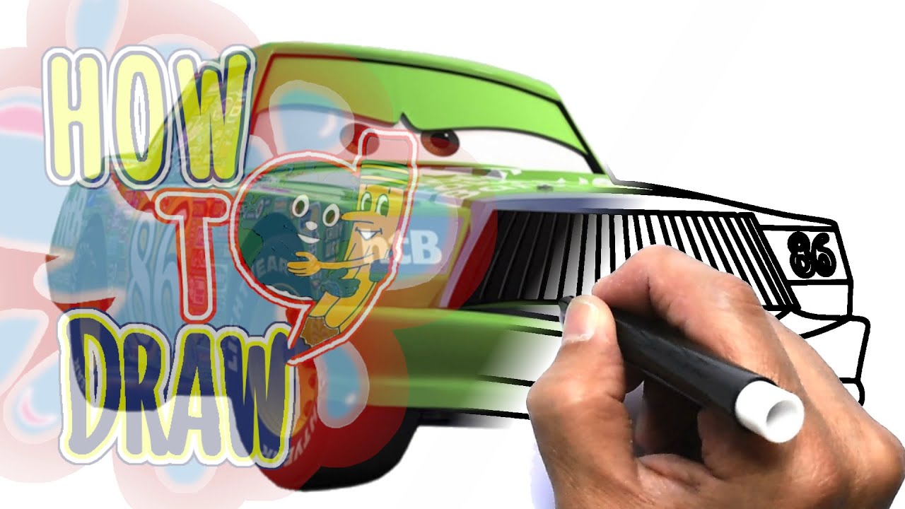 DRAWING CARS | CHICK HICKS | PIXAR | DISNEY | COLORING PAGE | Easy ...