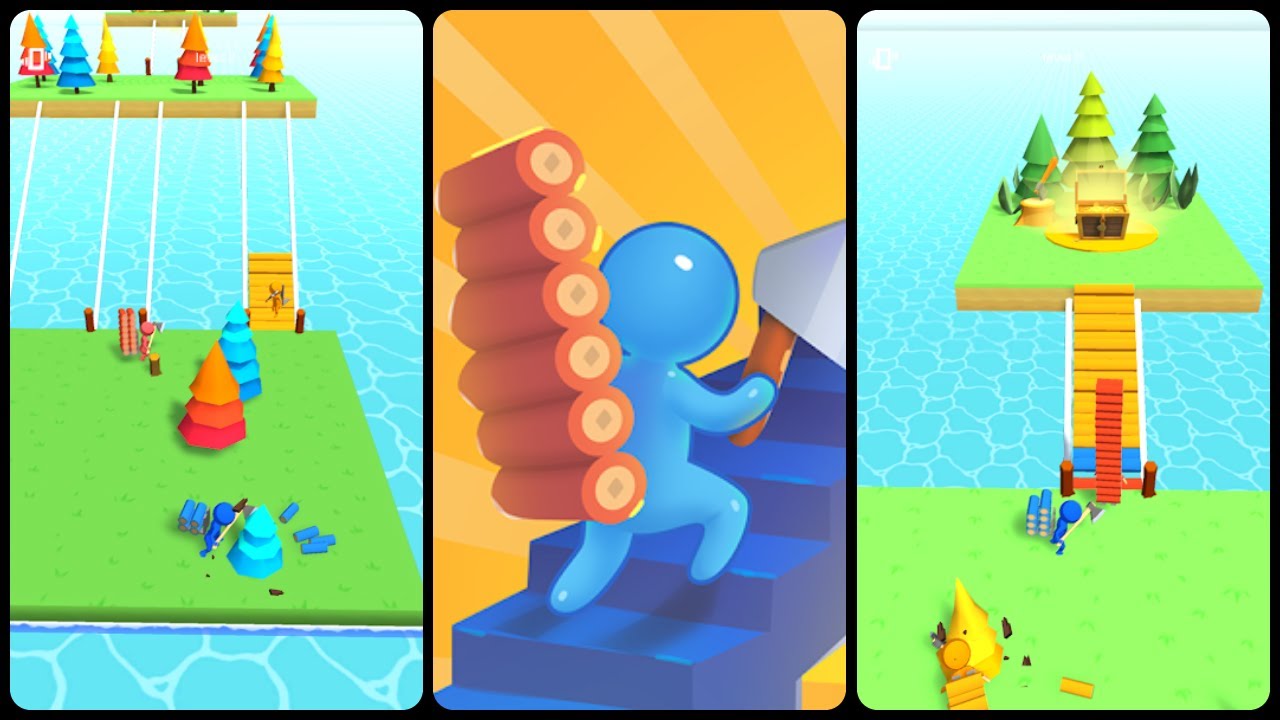 Bridge Craft 3D Game Gameplay Android - YouTube