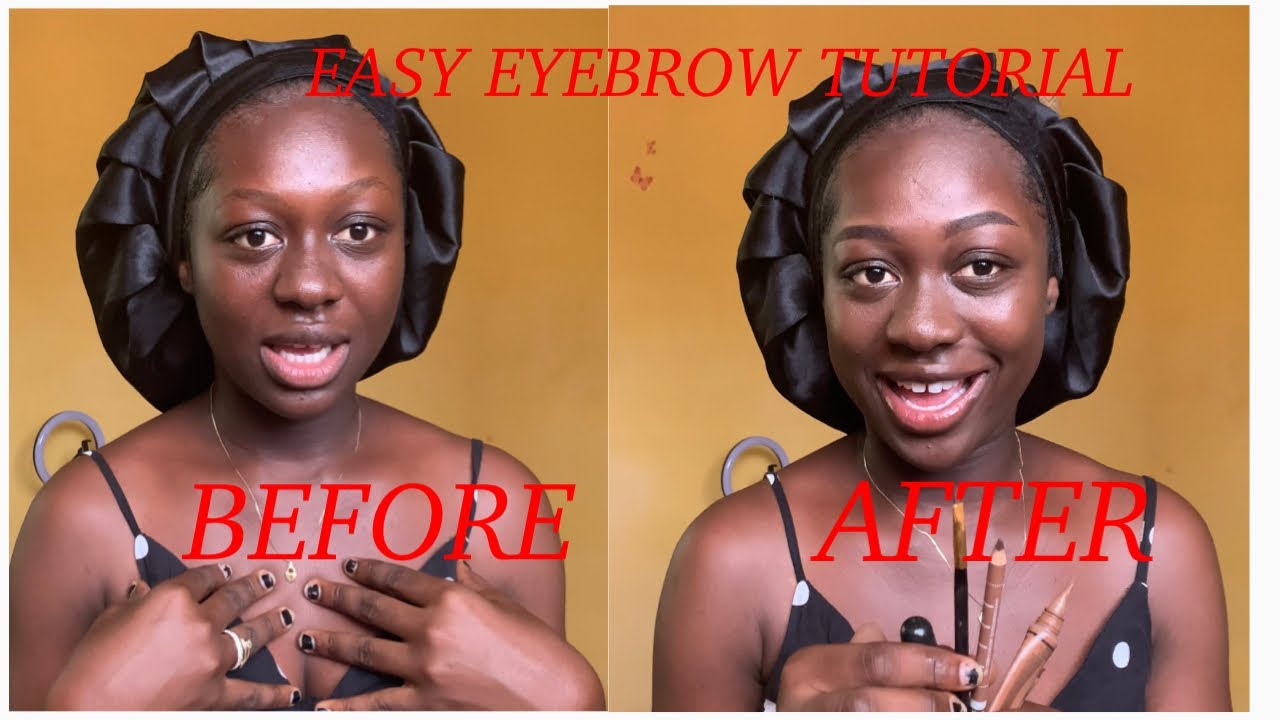 EASY EYEBROW TUTORIAL FOR LADIES///BEGINNER FRIENDLY - YouTube
