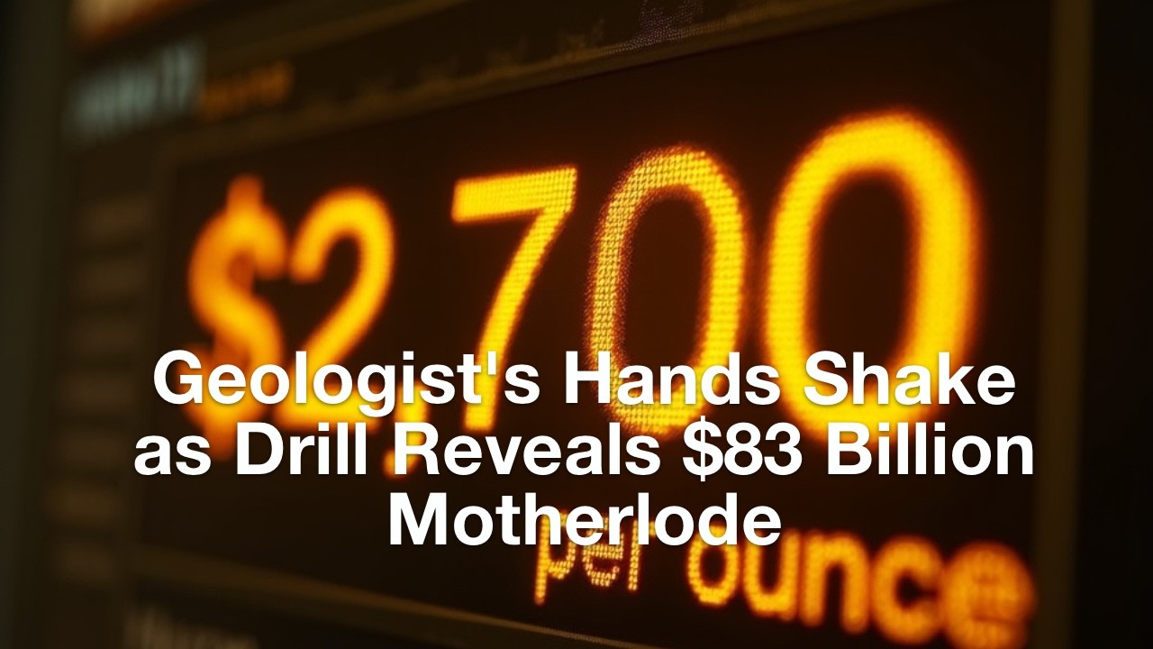 Geologist's Hands Shake as Drill Reveals $83 Billion Motherlode - YouTube