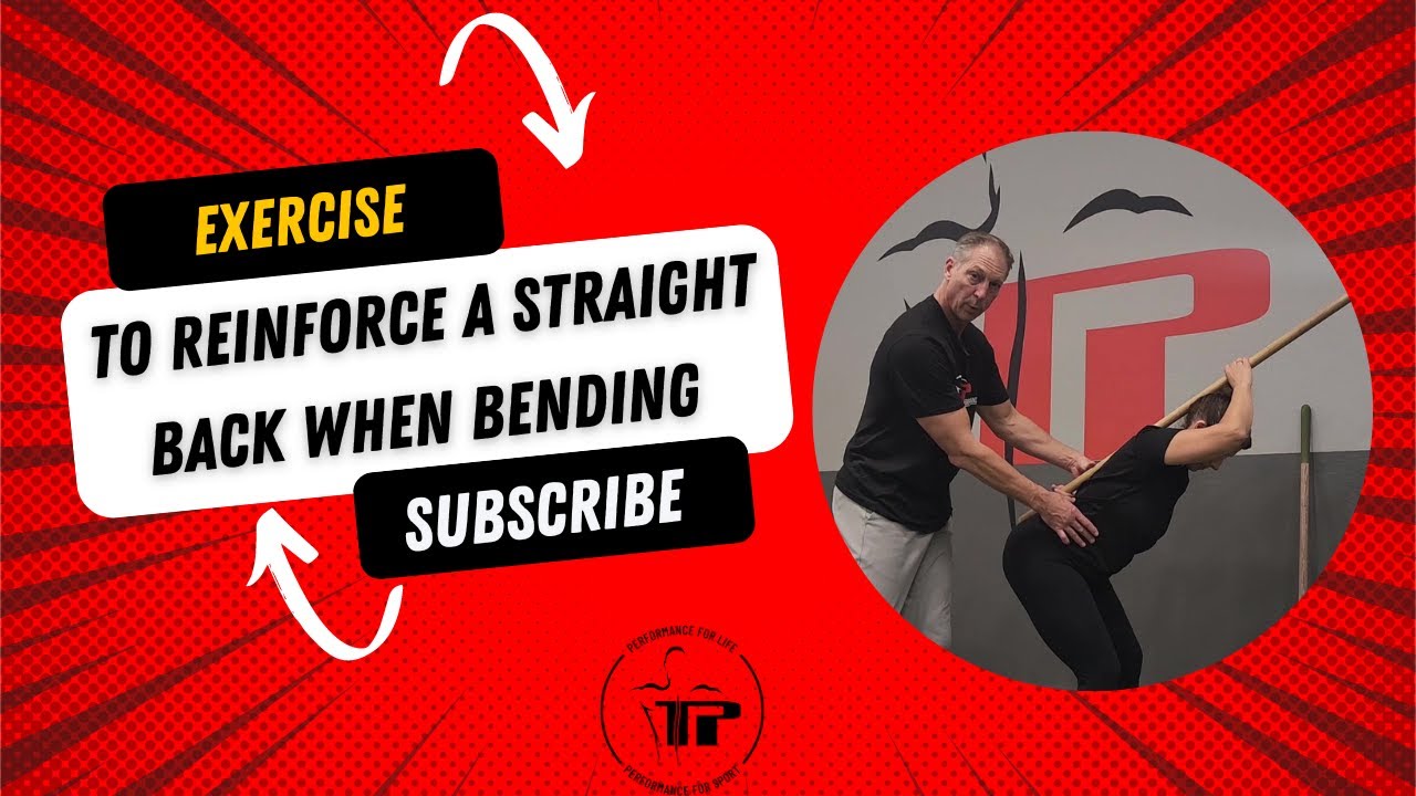 Exercise to Reinforce a Straight Back when Bending / Total Performance ...