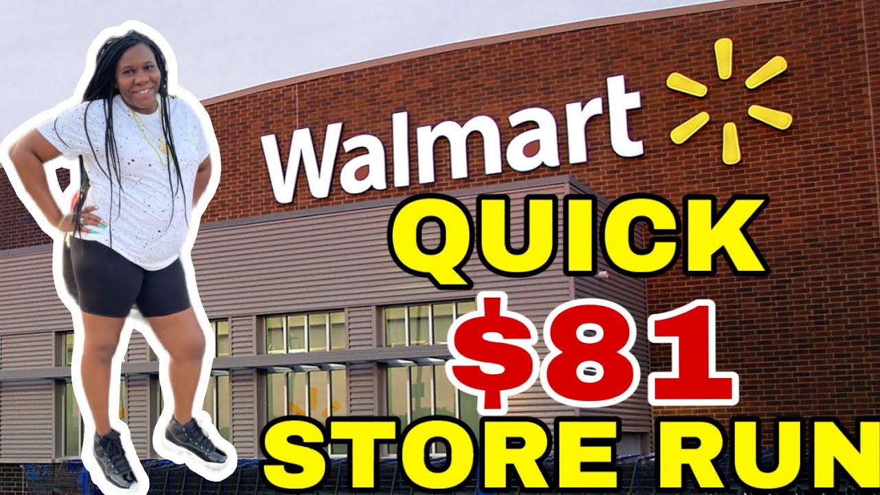 SHOP WITH DEEDEE AT WALMART ON HER QUICK $81 STORE RUN #shopping # ...