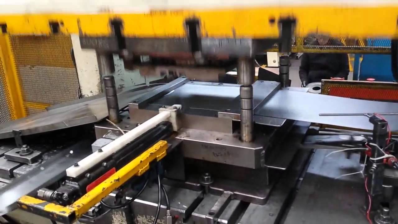 Metal Stamping With Automated Press at Larego Toolmaking - YouTube