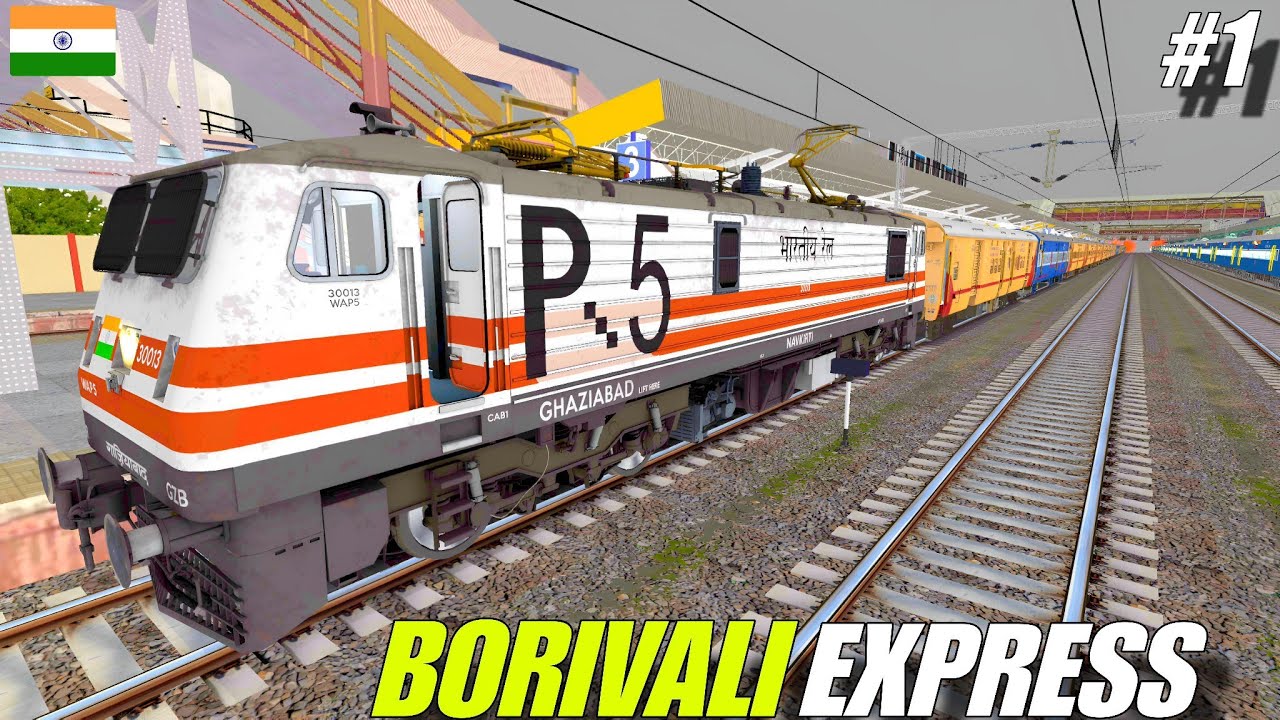 19418 Borivali express || indian train simulator || msts || #msts - YouTube