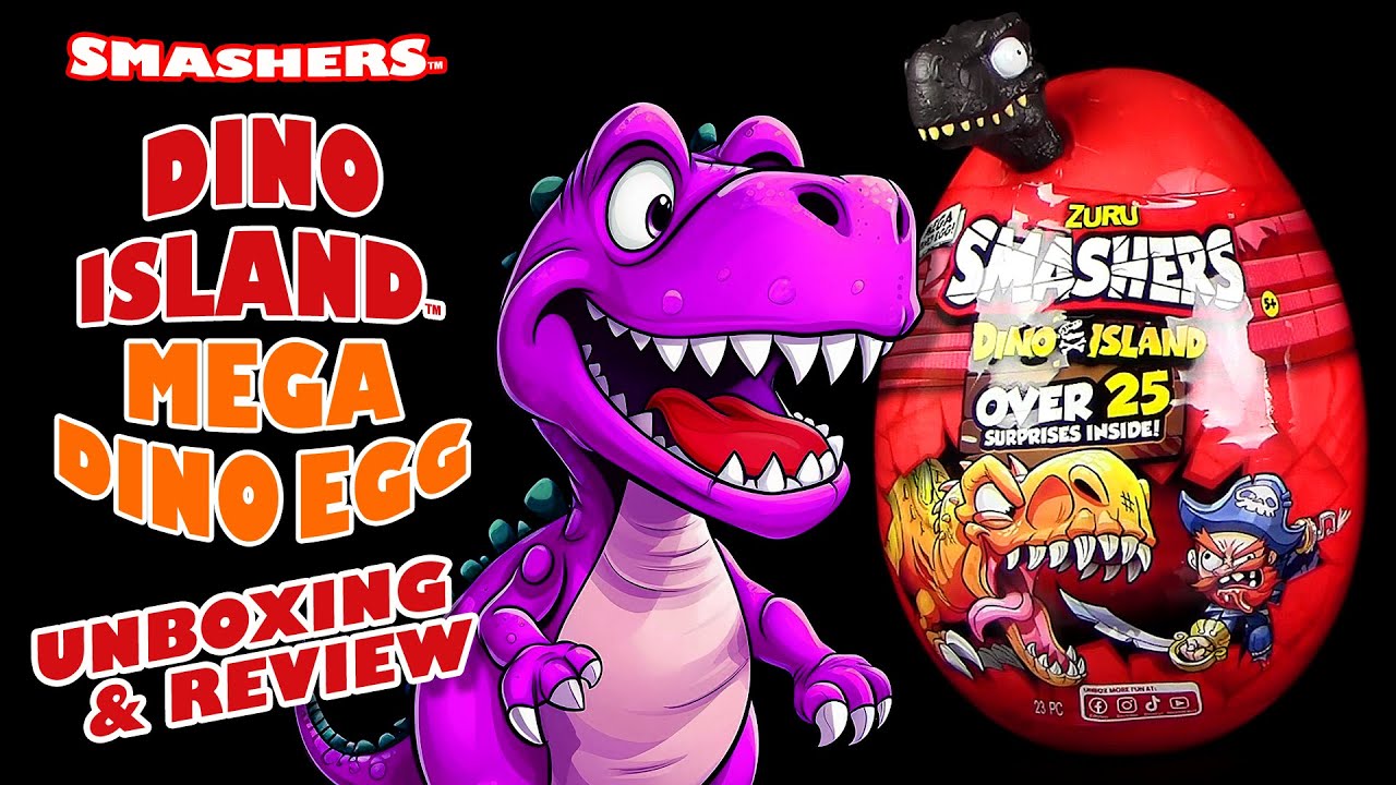 Zuru ® Dino Island ™ Mega Dino Egg / XXL Ei mit T-Rex & Pirat + weitere ...