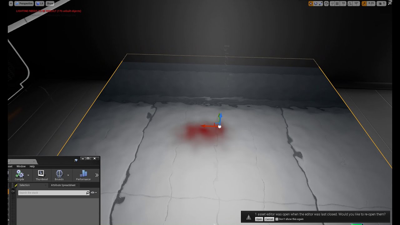 Use niagara simulation stage create blood spread - YouTube