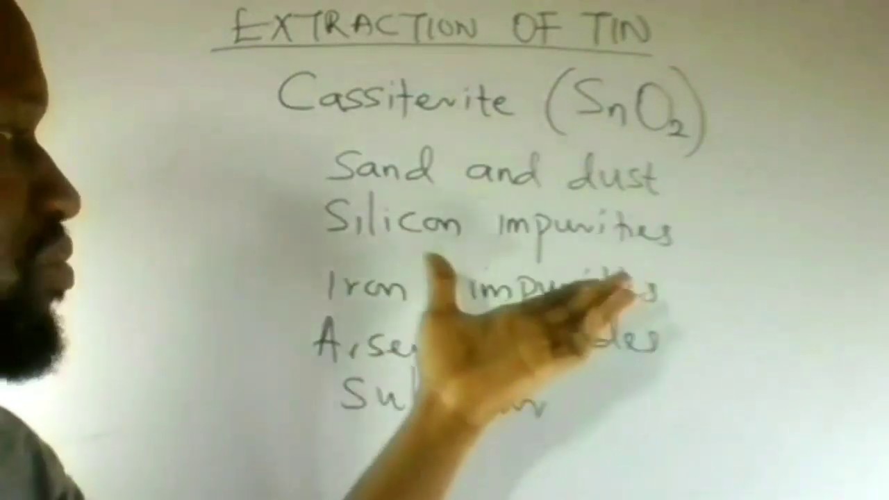 EXTRACTION OF TIN - YouTube