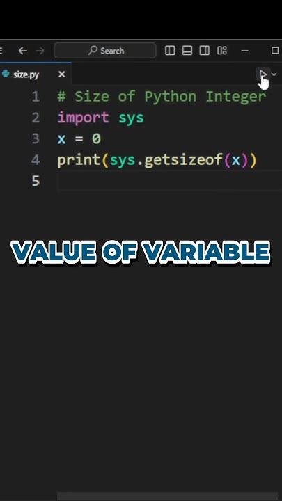 Python Integer Variable Taking Too Much Memory Coding Programming