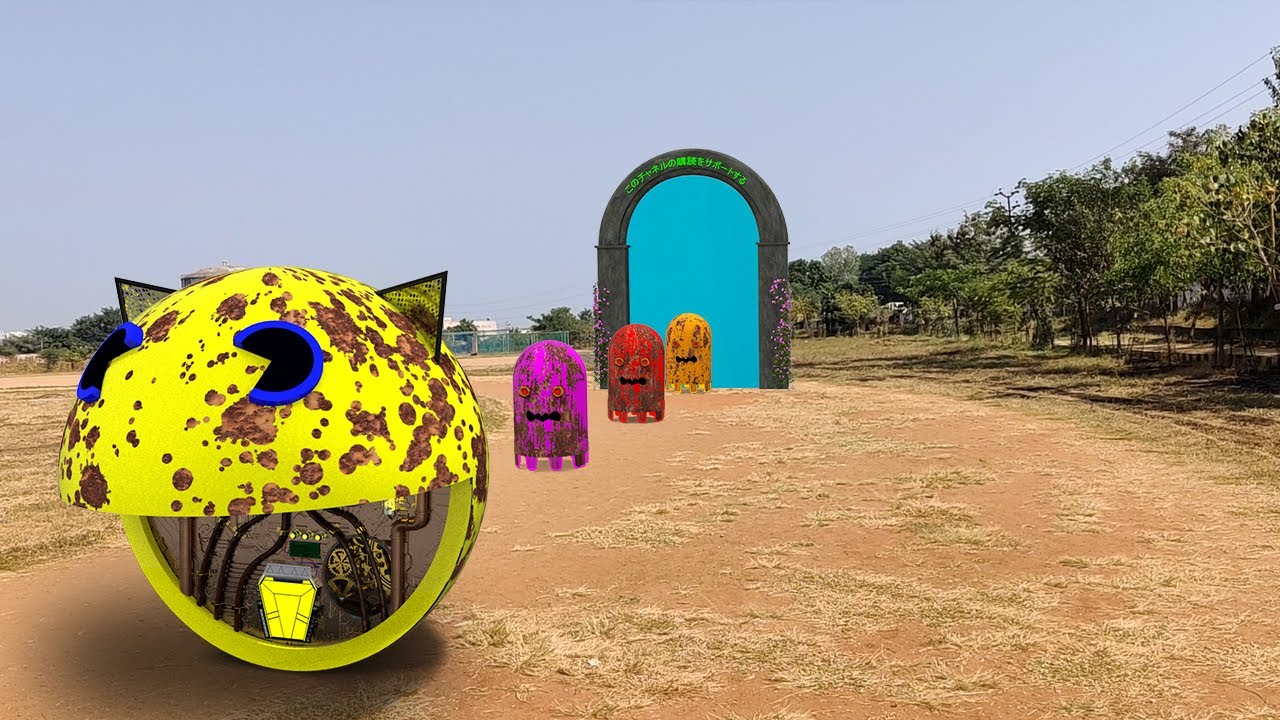 Pac-Man In Real Life - YouTube