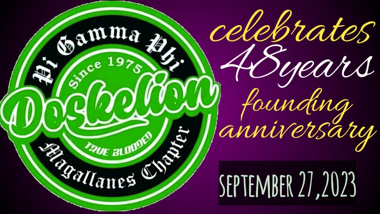 Pi Gamma Phi DOSKELION Magallanes Chapter #anniversary #subscribe - YouTube