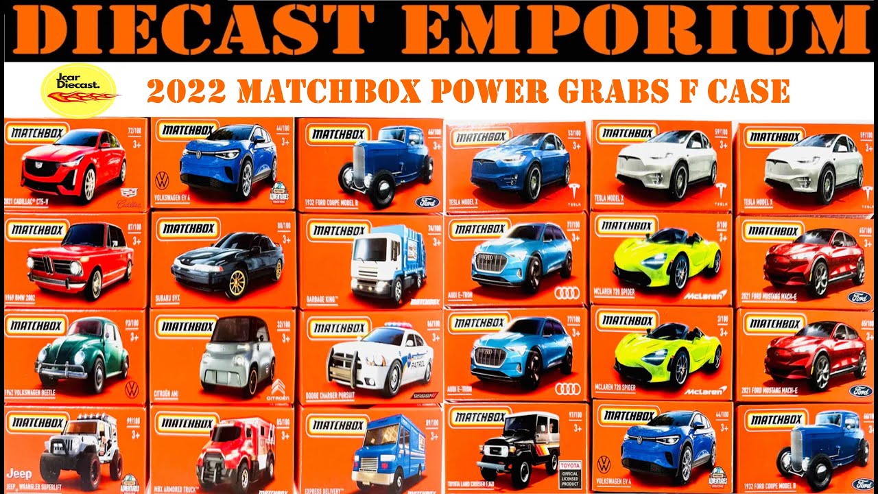 2022 Matchbox Power Grabs Case F Unboxing & Review of Each Vehicle! - YouTube
