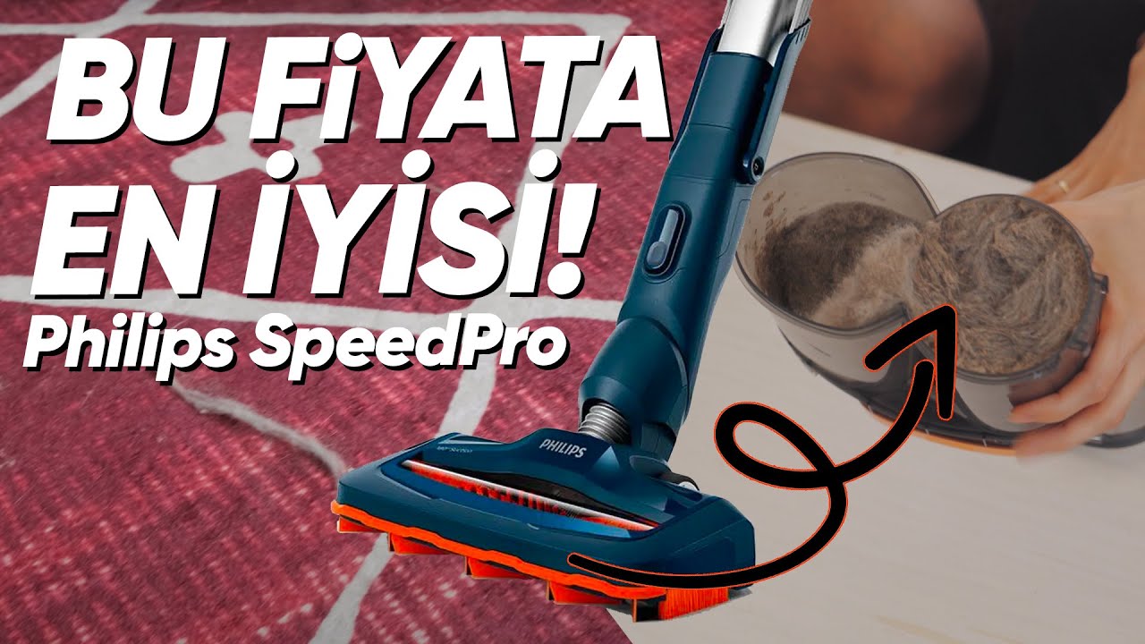 Bu Fiyata Alınabilecek En Ucuz Dikey Süpürge! Philips SpeedPro İnceleme - YouTube