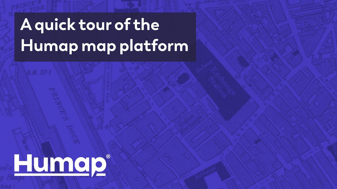 Humap: the digital humanities map platform (demo) - YouTube