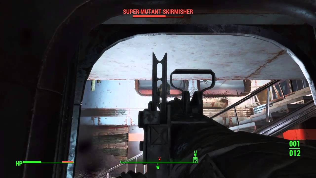 Fallout 4 - Trinity tower mutant companion - YouTube