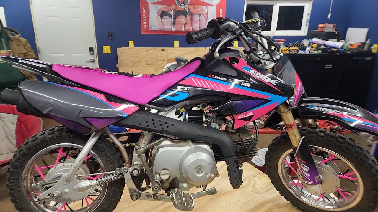 2006 Honda Crf50 build complete - YouTube