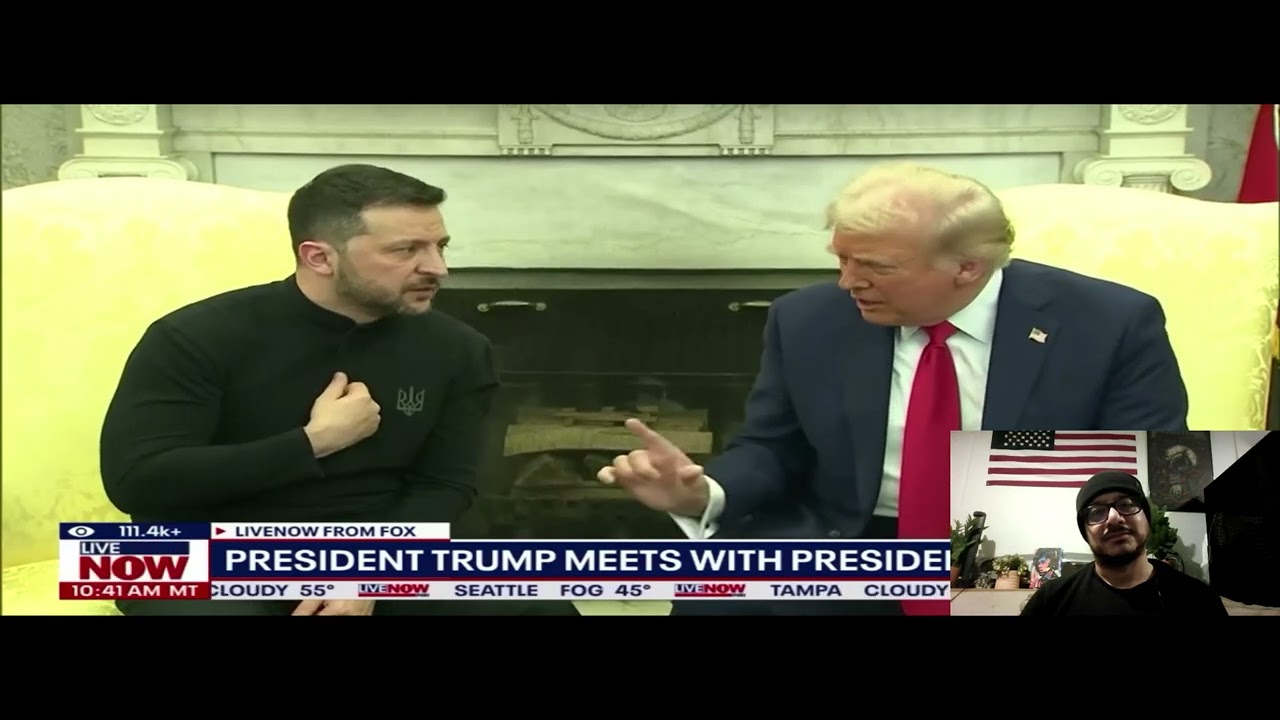 Trump and Zelenskyy argue over the end of the Ukraine War. - YouTube