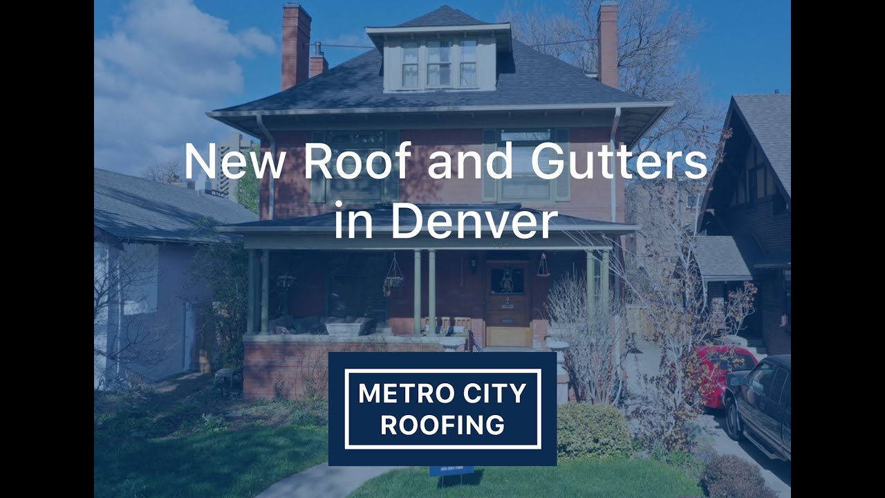 New Roof and Gutters in Denver - YouTube