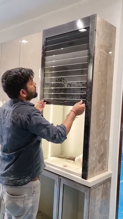 rolling shutter install - YouTube