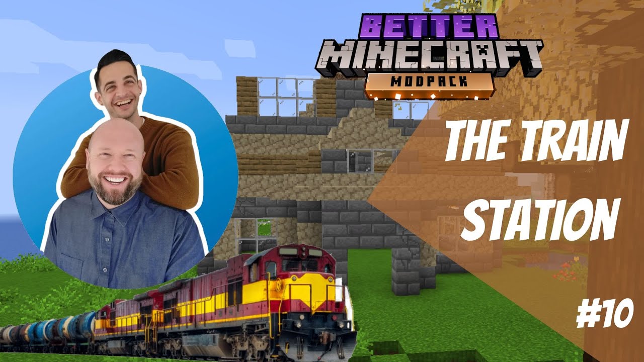 Modded Minecraft Survival - Episode #10 (The Train Station!) - YouTube