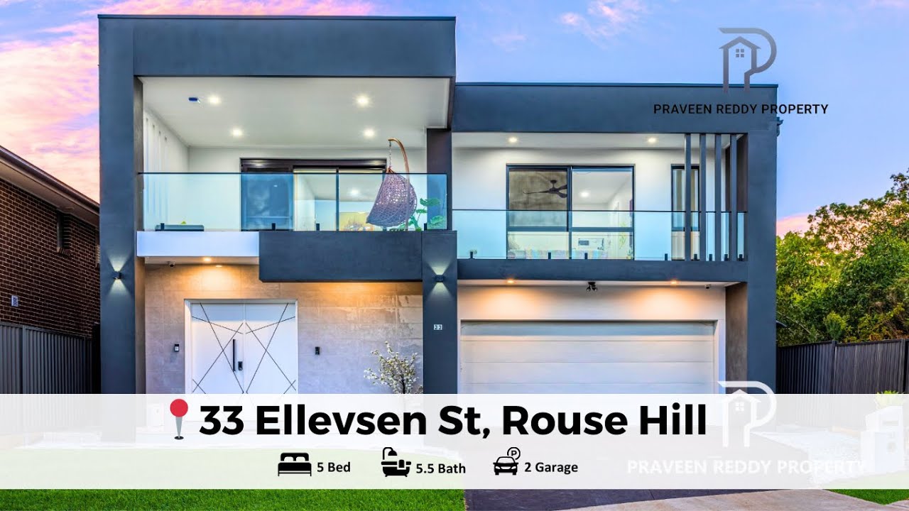 33 Ellevsen St, Rouse Hill - YouTube