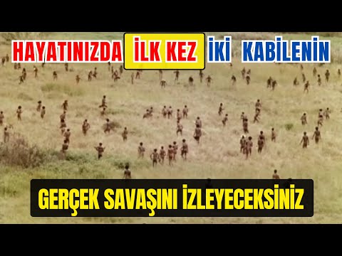 1963 Yılında İki Kabilenin İlkel Savaşını İlk Kez Bu Kadar Net Göreceksiniz. Çok Şaşıracaksınız!