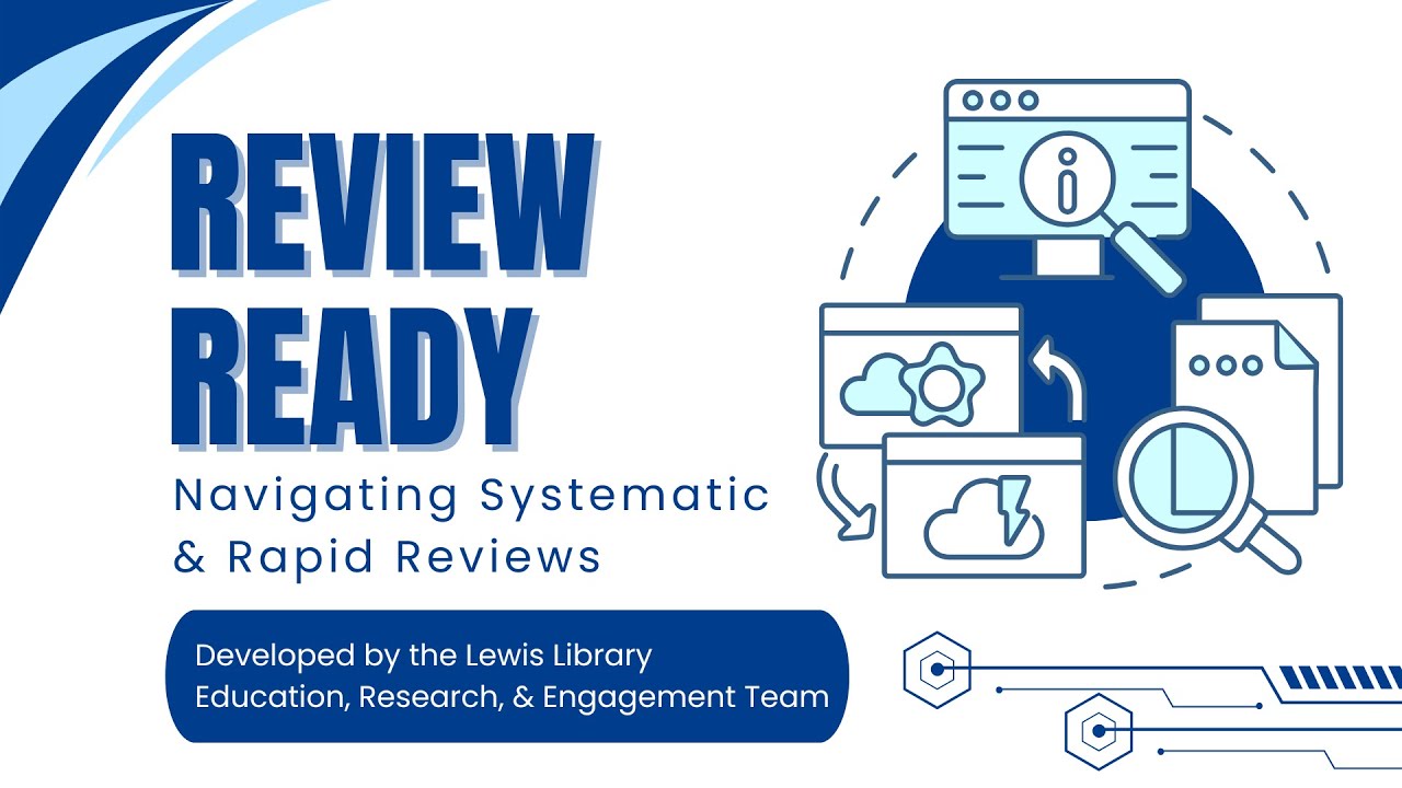 Review Ready Navigating Systematic & Rapid Reviews - YouTube