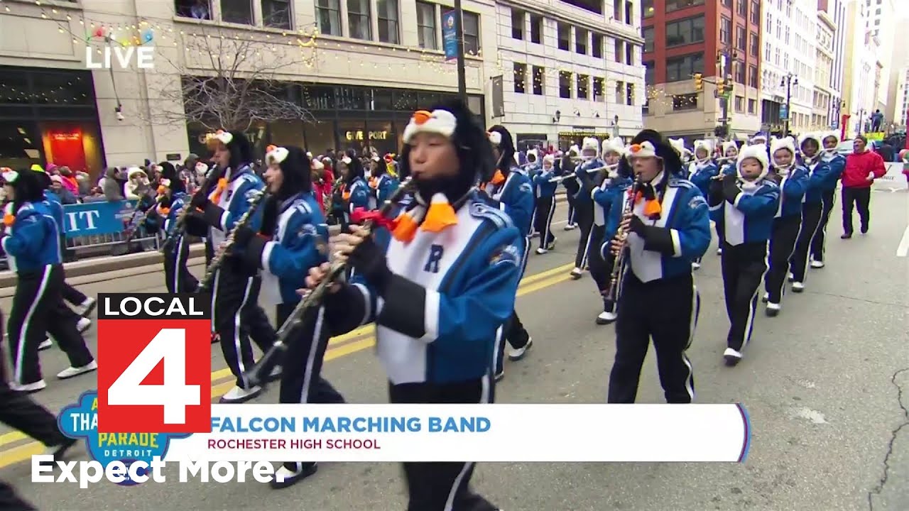 Falcon Marching Band from Rochester High School performs at America's ...