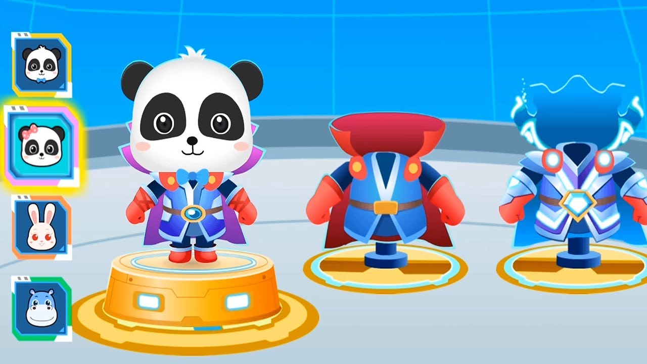 Little Panda's Hero Battle Game | Destroy Monsters and Rescue Heroes ...