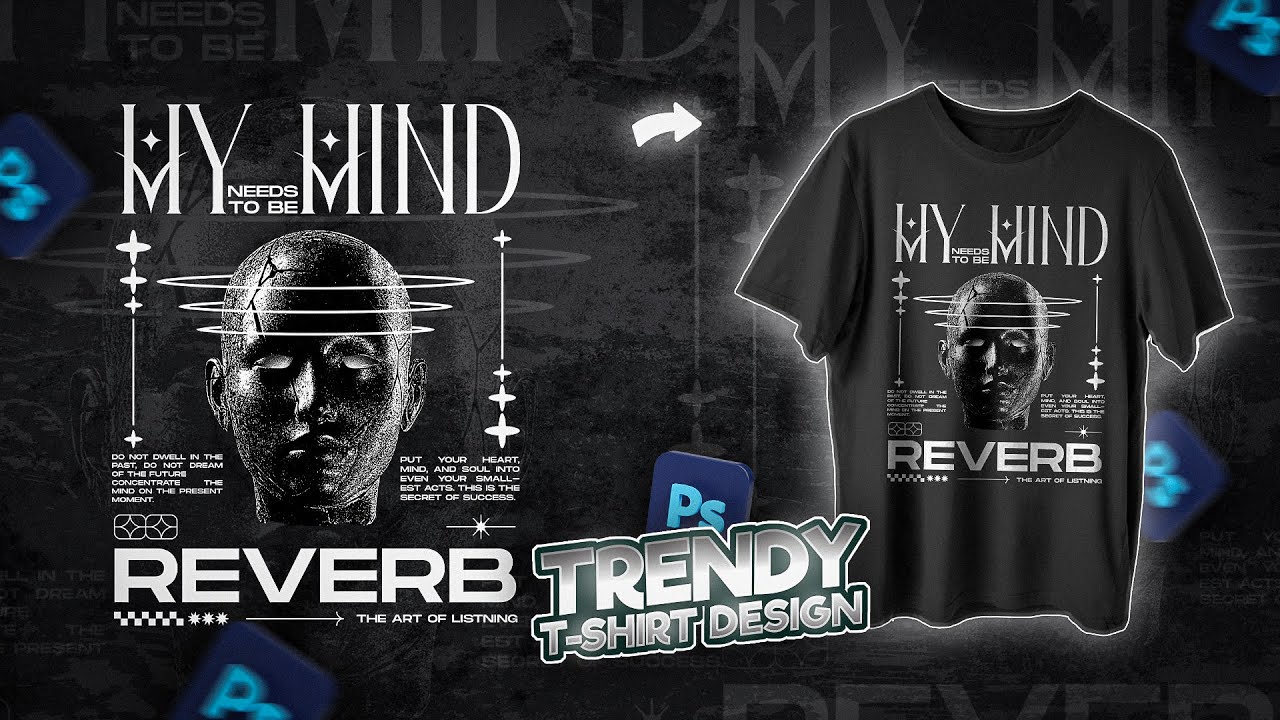 How to Design A Streetwear Statue T-Shirt in Photoshop || Modern ...