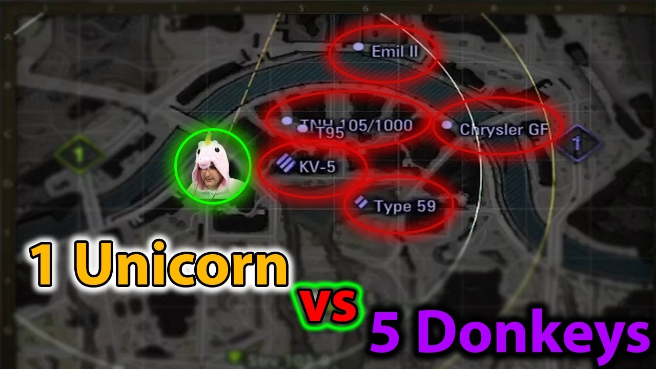 1 Unicorn VS 5 Donkeys | Skill4ltu OR RNG4ltu ?? - YouTube