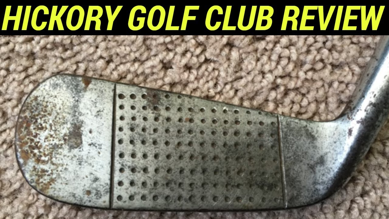 Antique Hickory Golf Club Review | Hickory Shafted Putter - YouTube